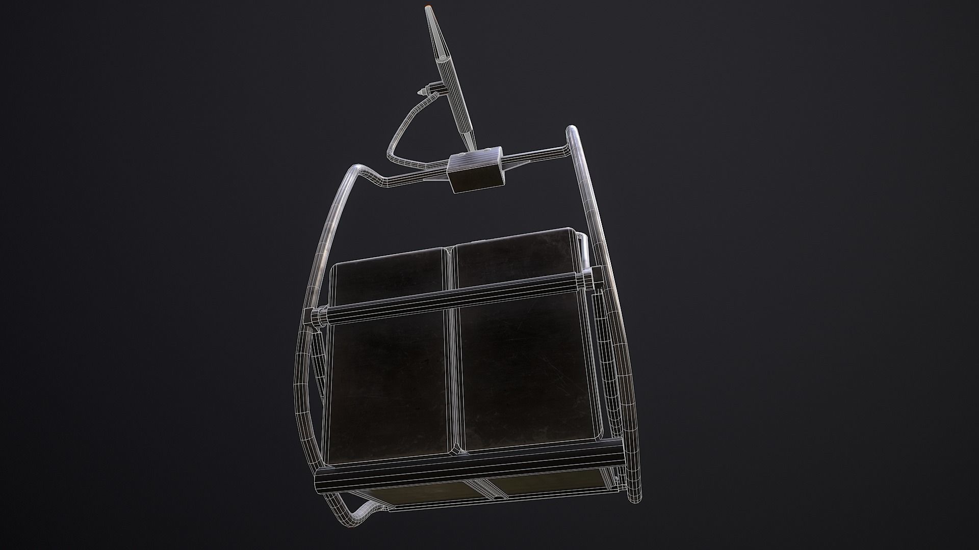 3D model Ropeway Seats VR / AR / low-poly | CGTrader