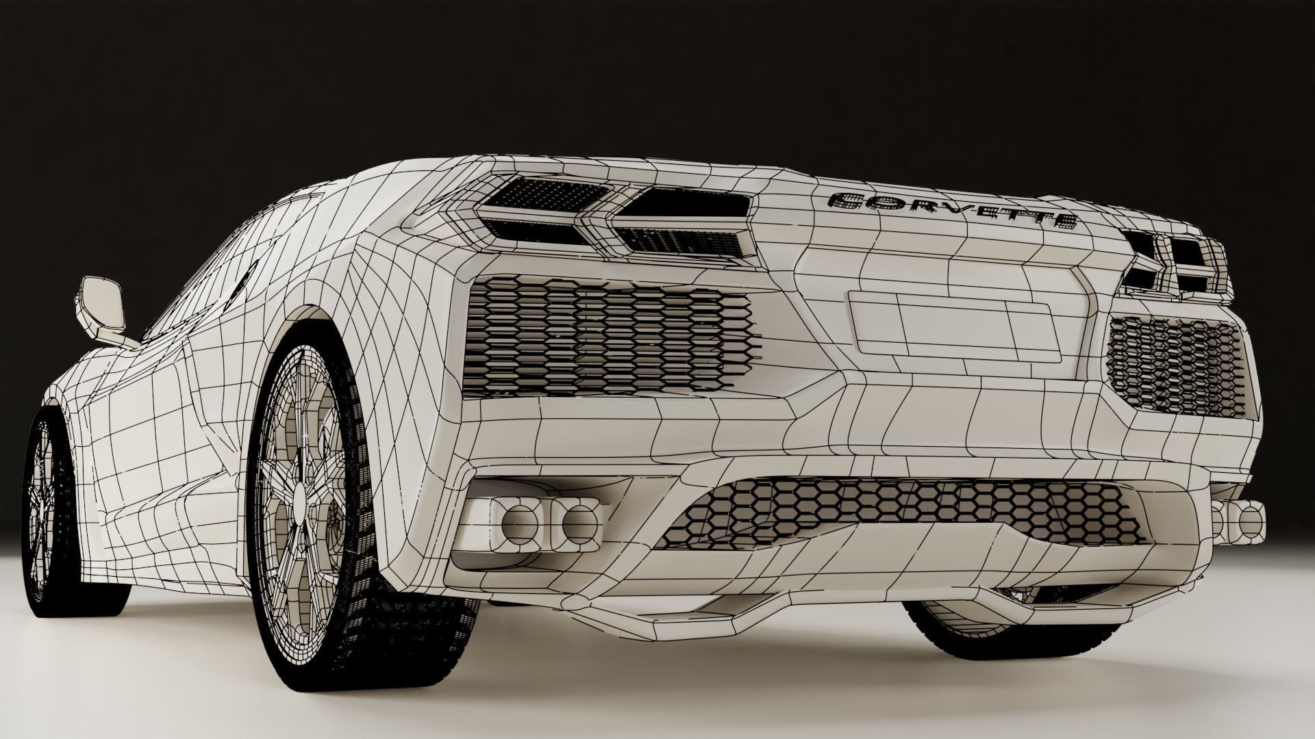 Chevy corvette C8 3D model 3D model | CGTrader