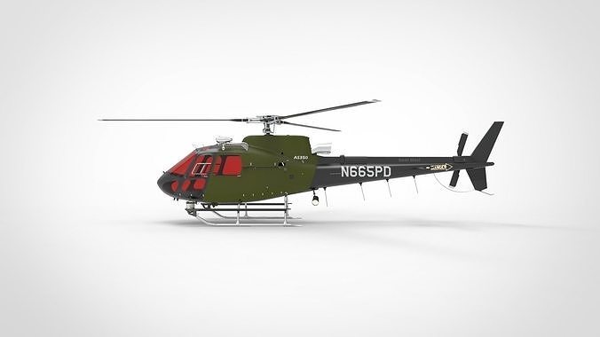 Eurocopter AS350 3D model | CGTrader