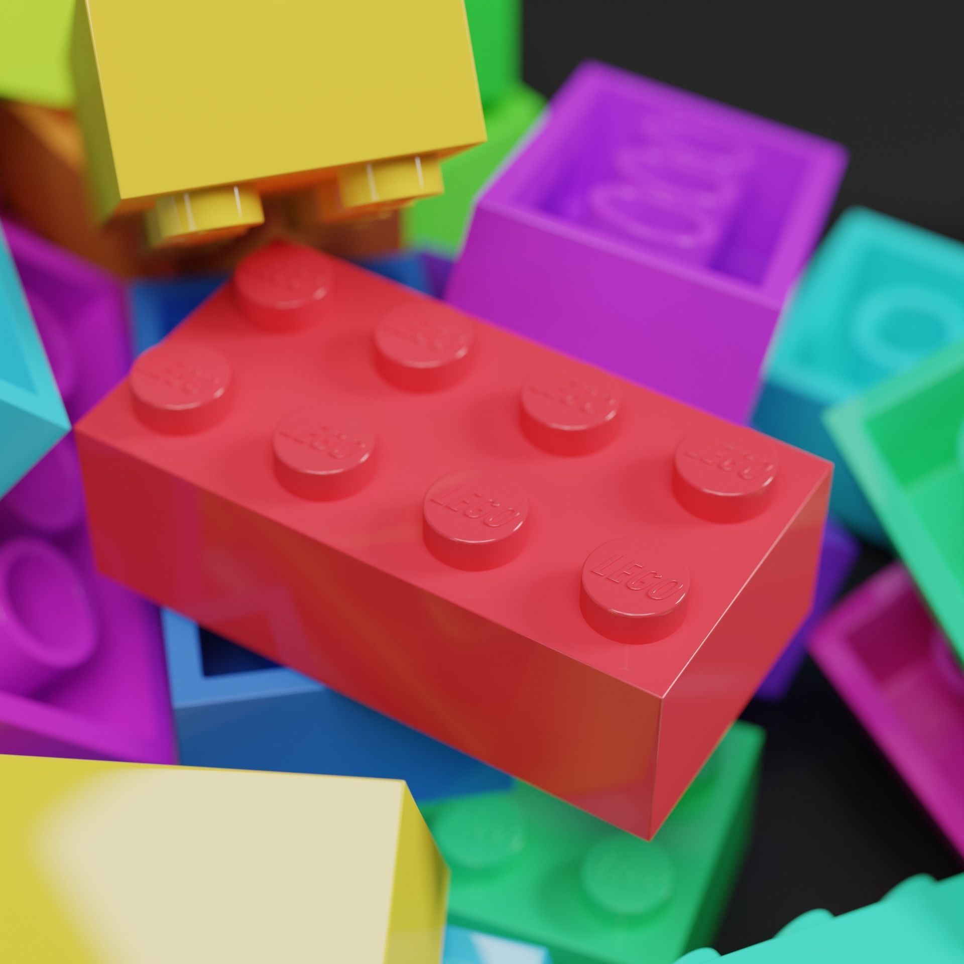 Lego Basic 3D model rigged | CGTrader