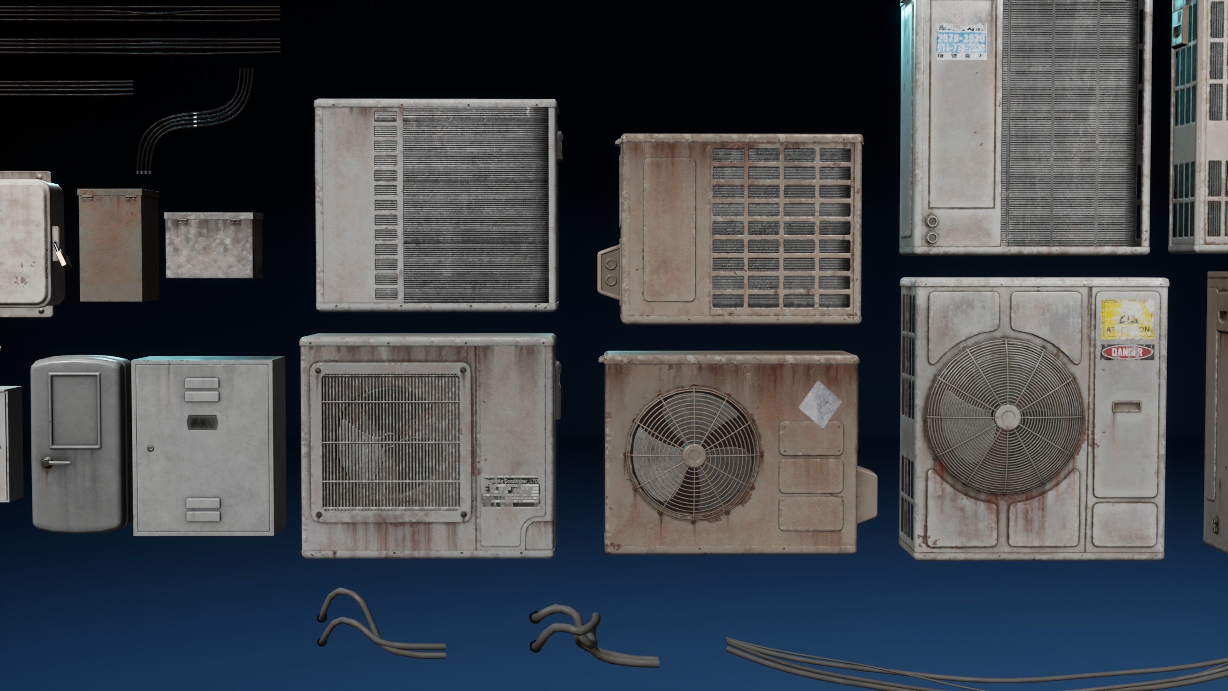 3D model City Building Props VR / AR / low-poly | CGTrader