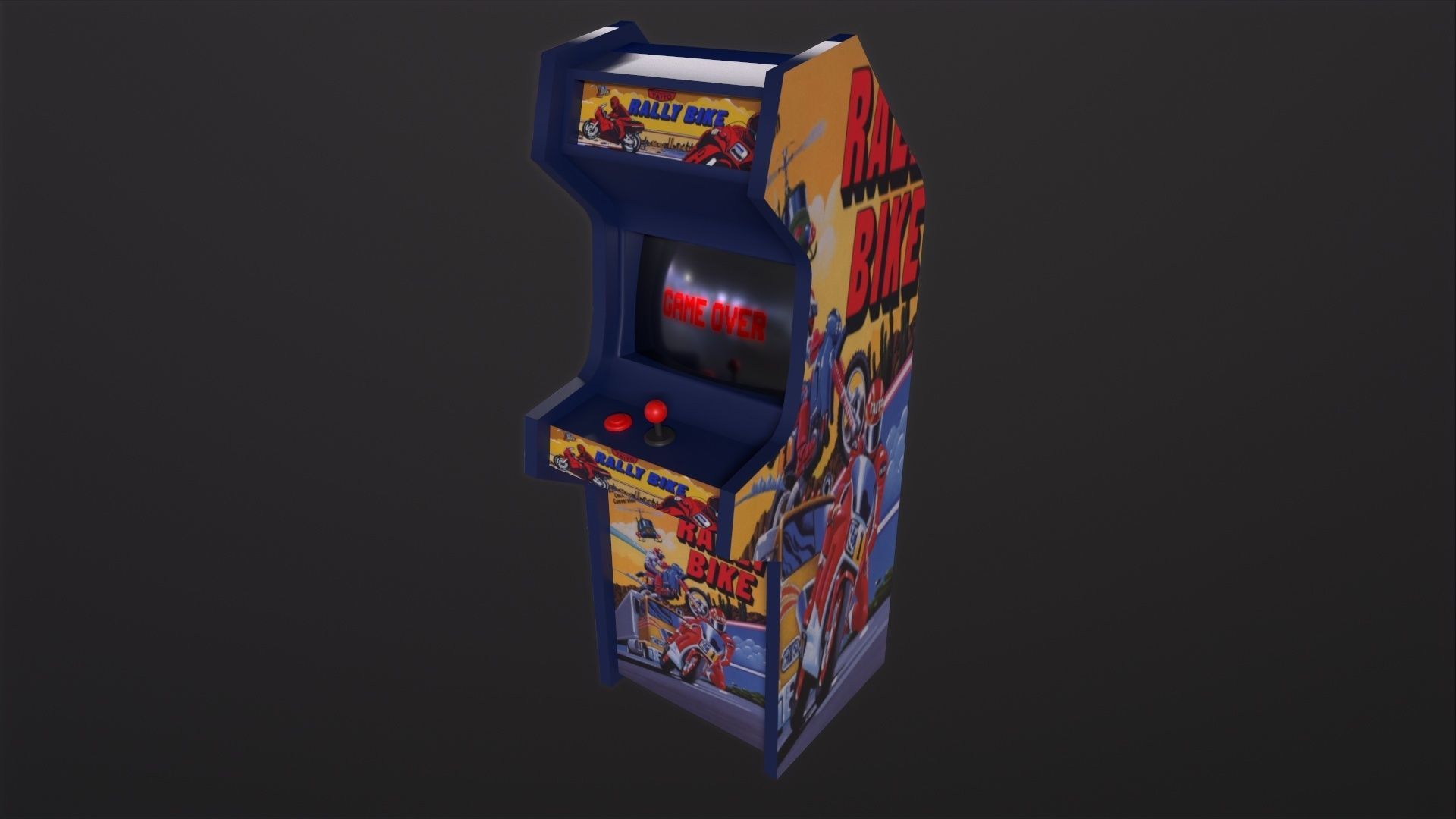 3D model Arcade Cabinet 3D Model VR / AR / low-poly | CGTrader