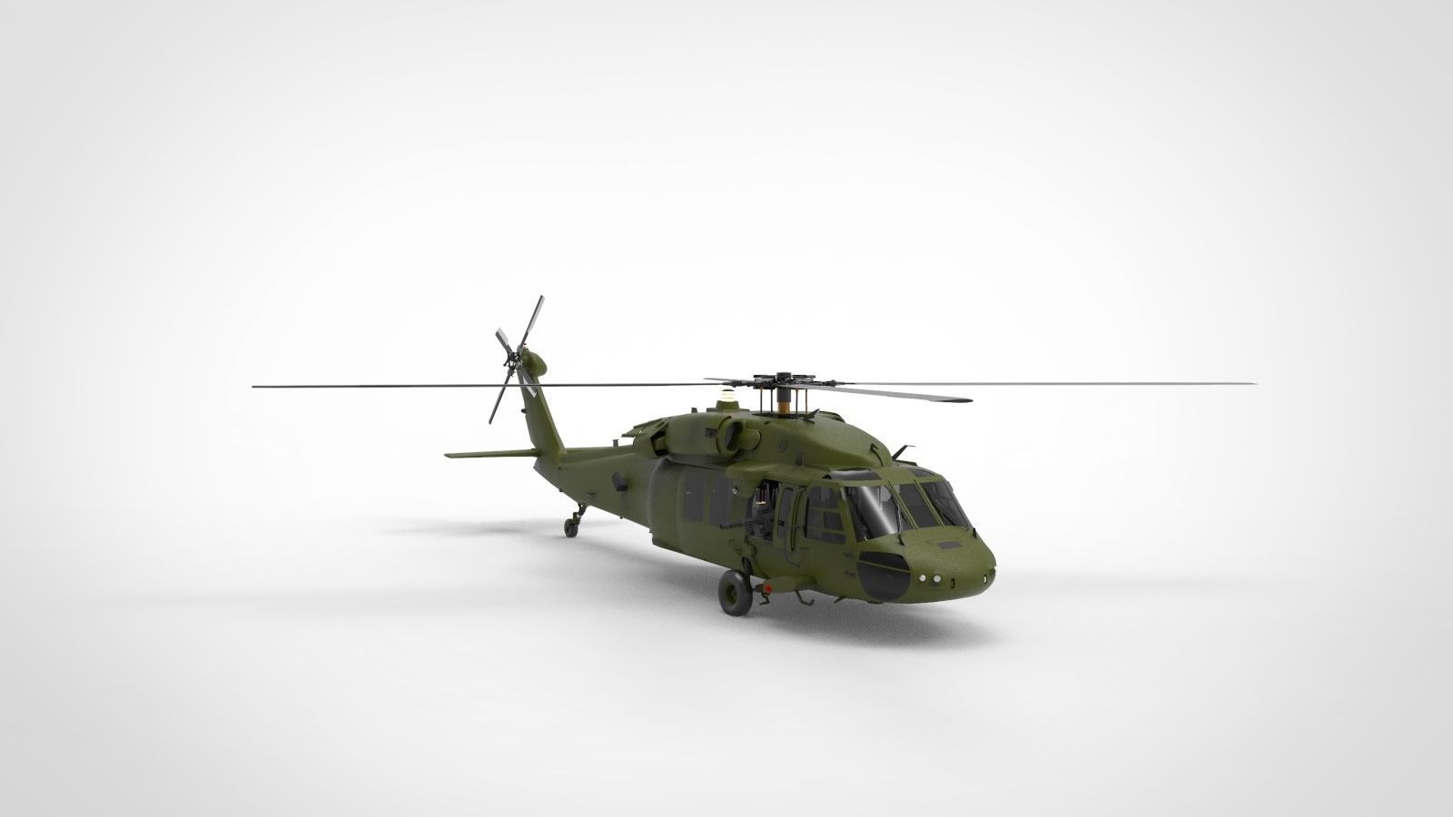 Sikorsky UH-60 Black Hawk 3D model | CGTrader