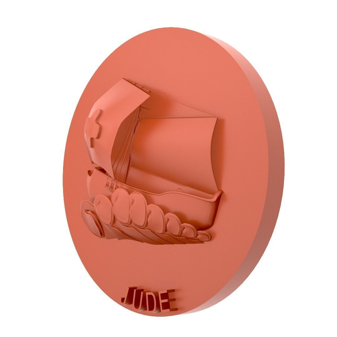 Symbols of the Apostles - JUDE 3D model | CGTrader