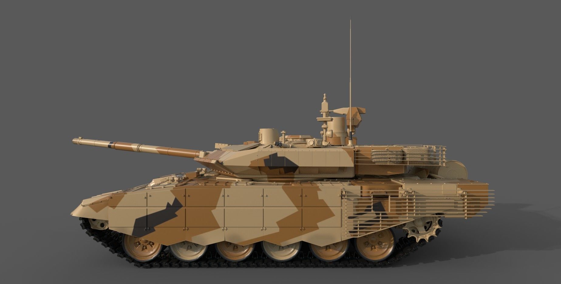 T-90SM Military Tank 3D model | CGTrader
