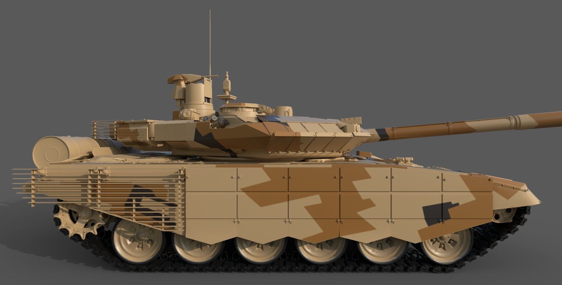 T-90SM Military Tank 3D model | CGTrader