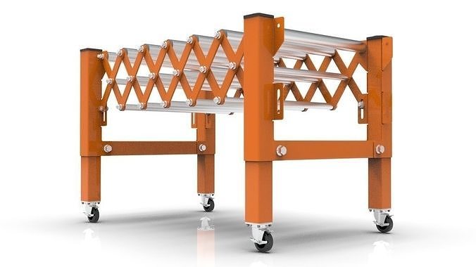 FlexiRoller Conveyor - Material Handling Solution 3D model | CGTrader