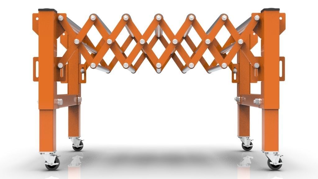 FlexiRoller Conveyor - Material Handling Solution 3D model | CGTrader