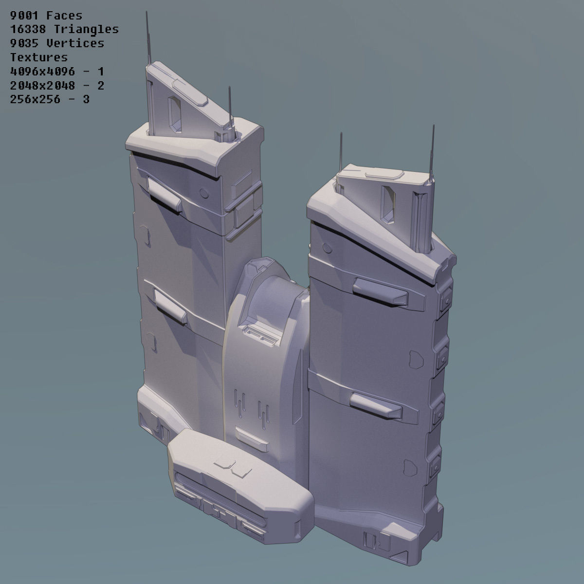 3D model Modular Space Station VR / AR / low-poly | CGTrader