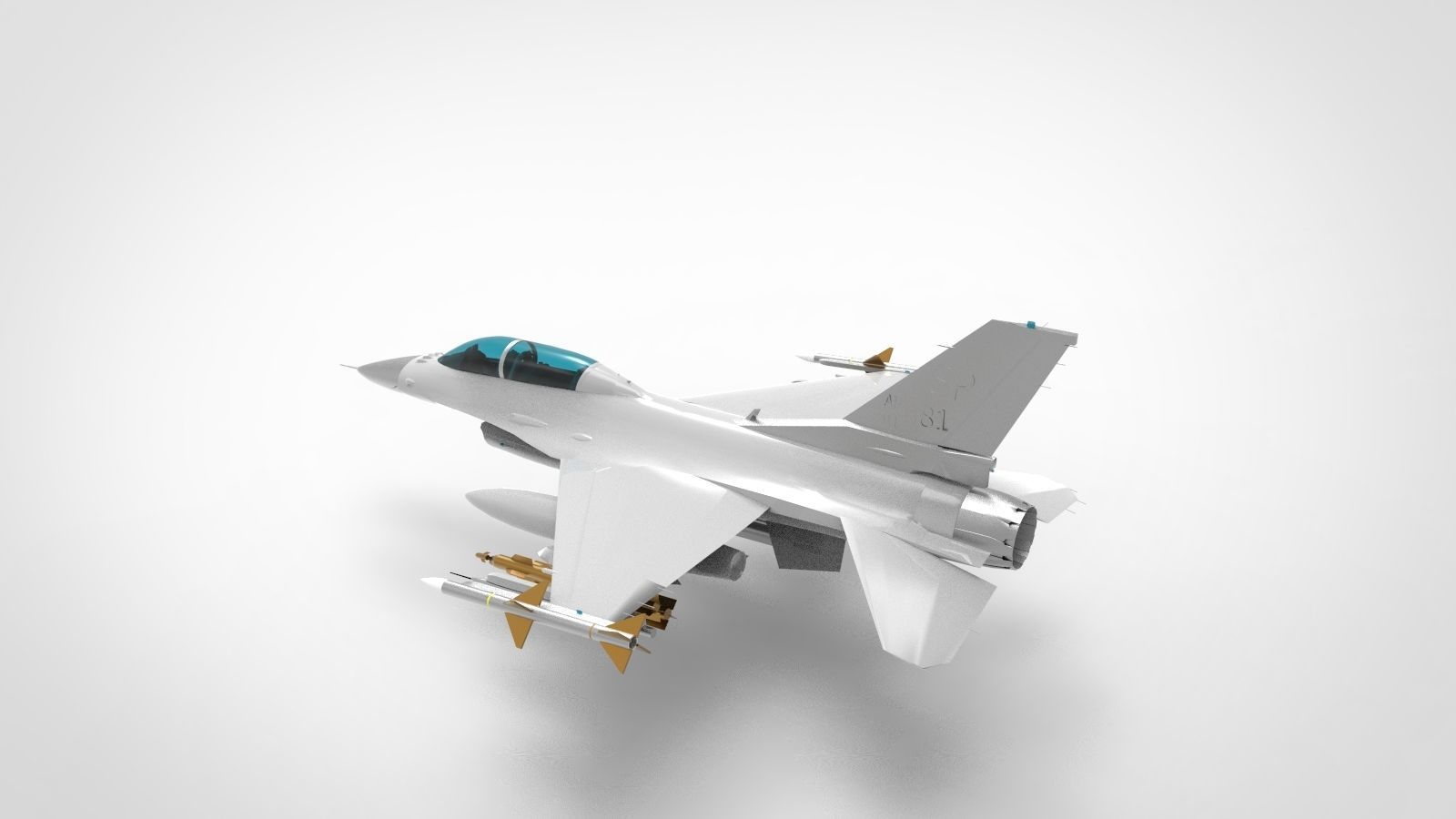 F16 Viper 3D model | CGTrader