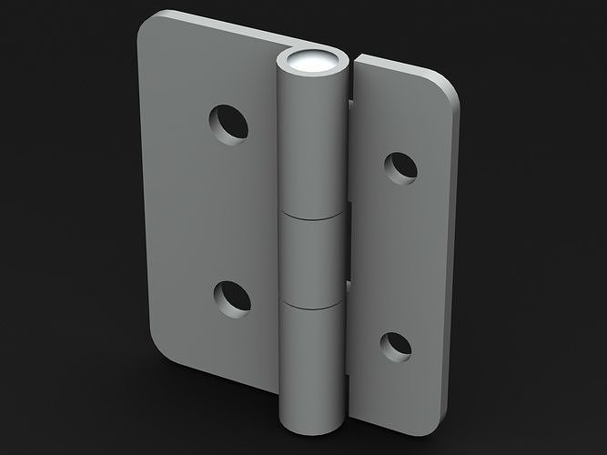 3D model Aluminum Hinge VR / AR / low-poly | CGTrader