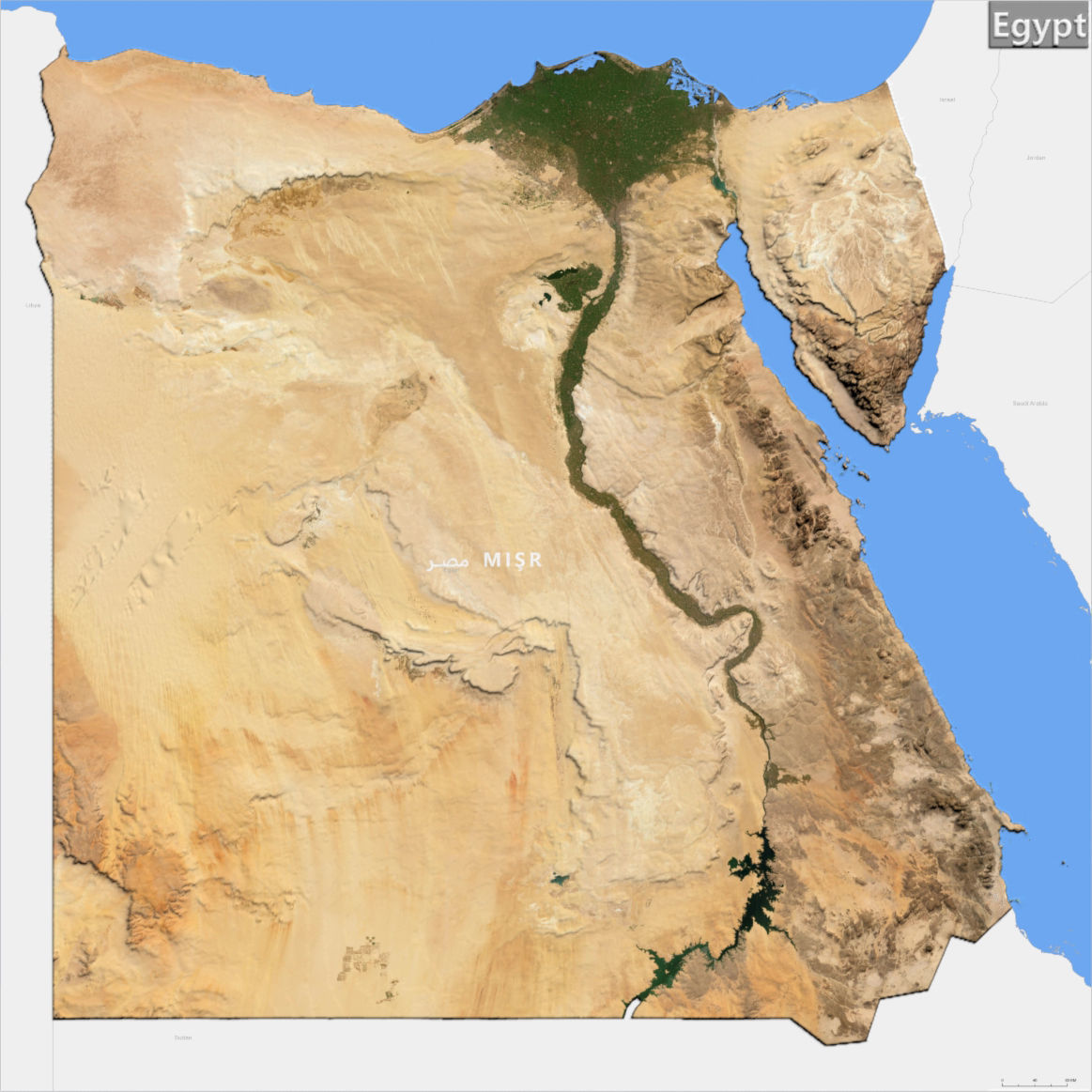 Egypt Terrain Topography Elevation DEM Geography Landscape 3D model | CGTrader