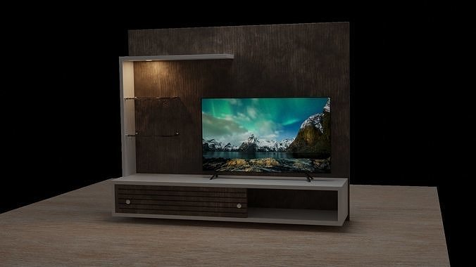 tv unit 3d model 3D model | CGTrader