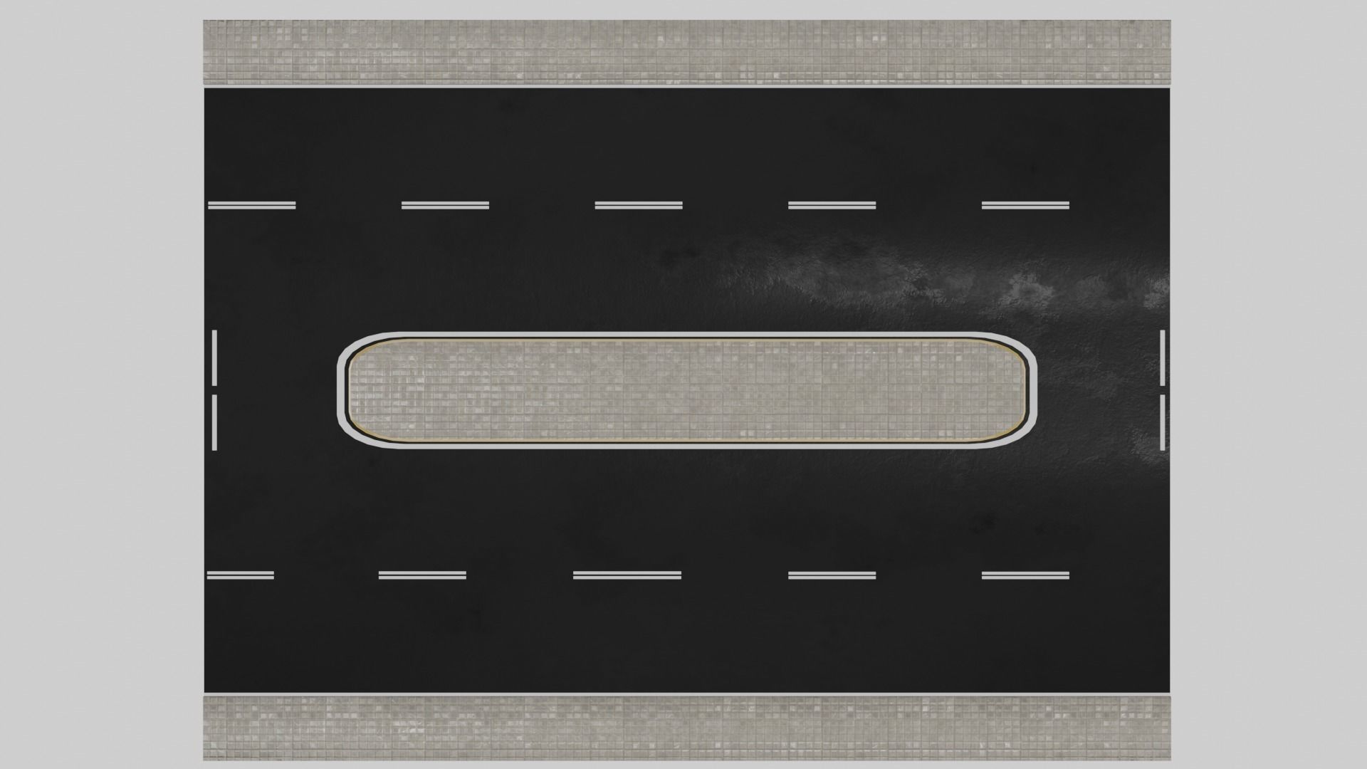 3D model Generic city road asset VR / AR / low-poly | CGTrader