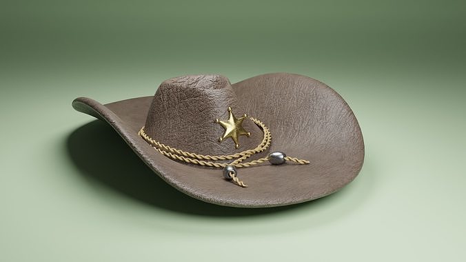 3D model Cowboy Hat VR / AR / low-poly | CGTrader
