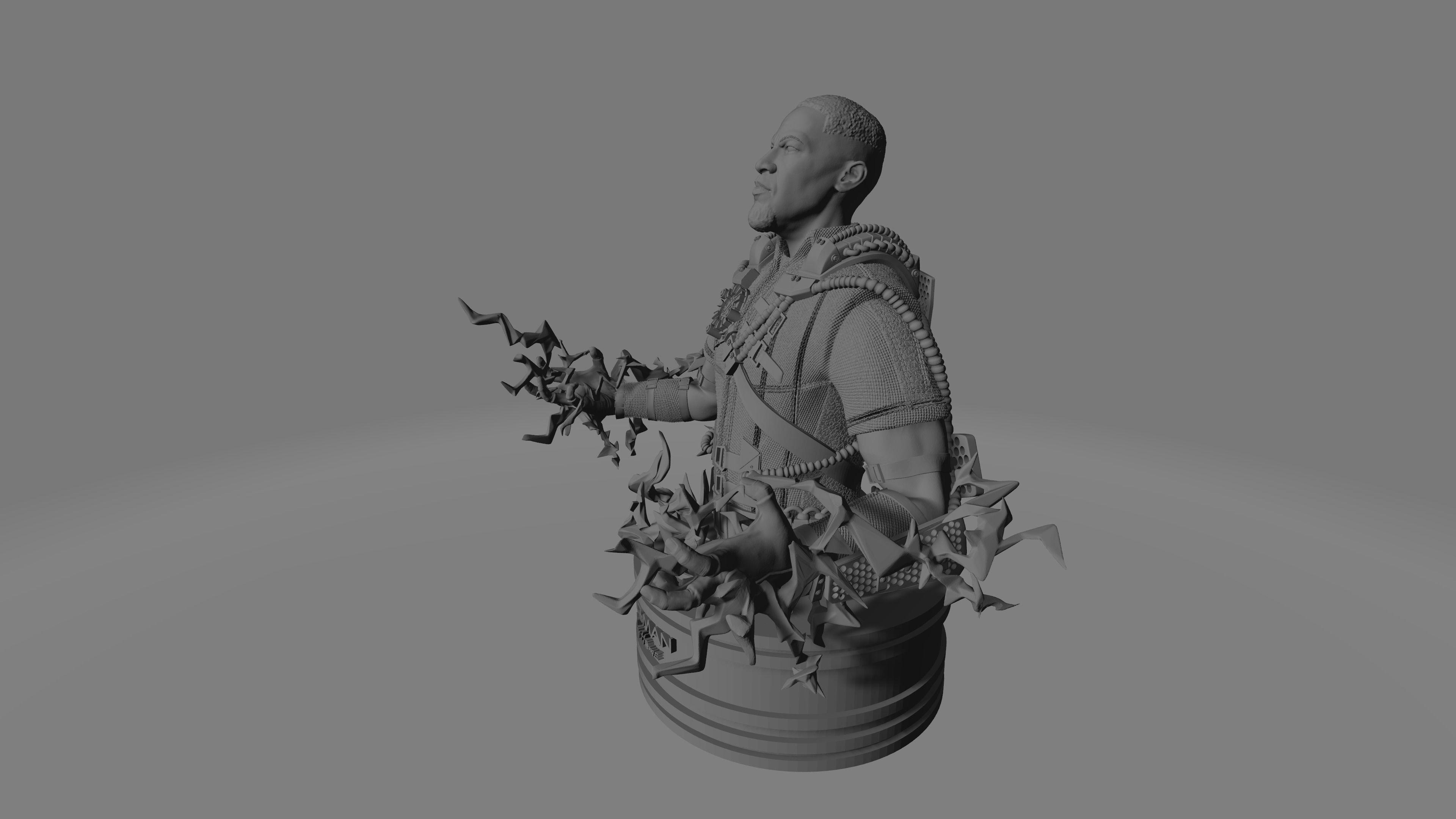 Electro bust 3d print 3D model 3D printable | CGTrader