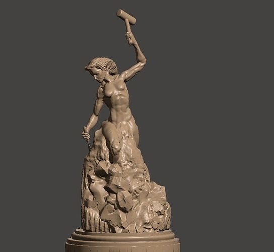 Self-Made-woman 3D print model 3D model 3D printable | CGTrader