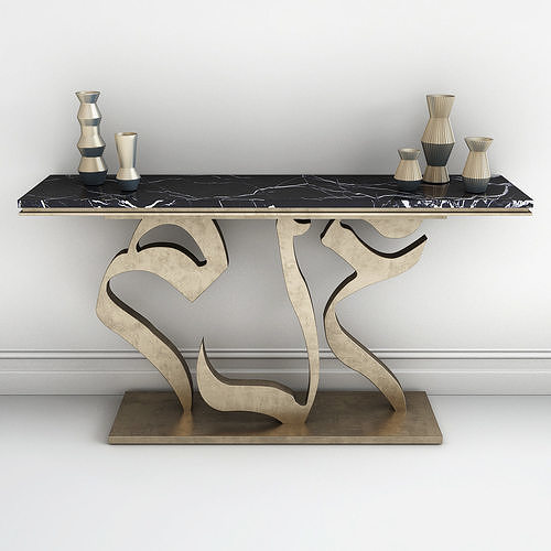 Arabic Console Table Alem 3D model | CGTrader