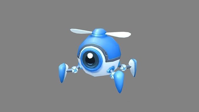 3D model Cartoon spider robot VR / AR / low-poly | CGTrader