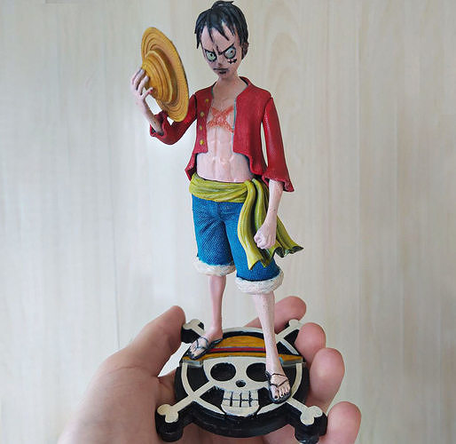 Luffy - One Piece 3D model 3D printable | CGTrader