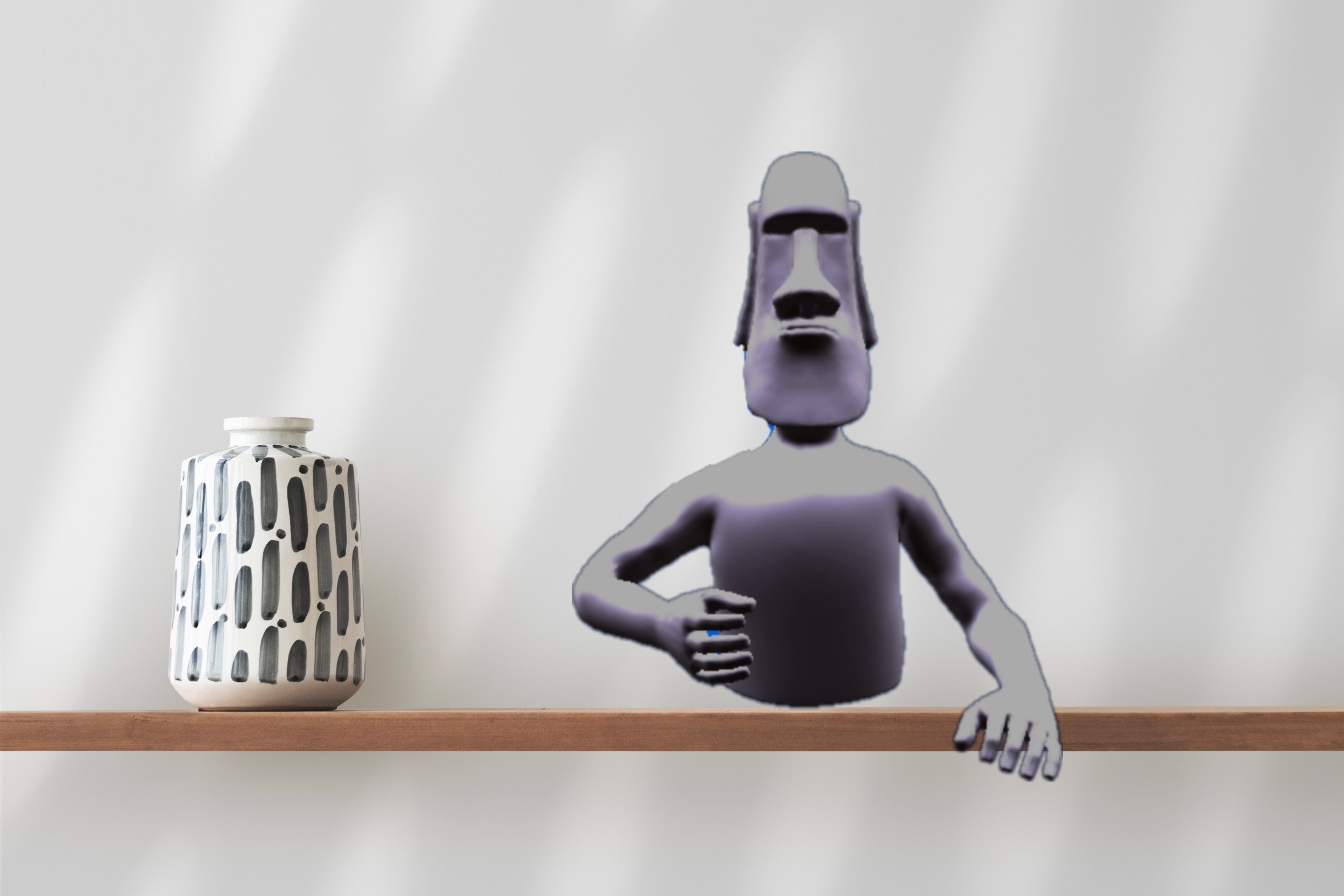 Moai Sculpture 3D model 3D printable | CGTrader