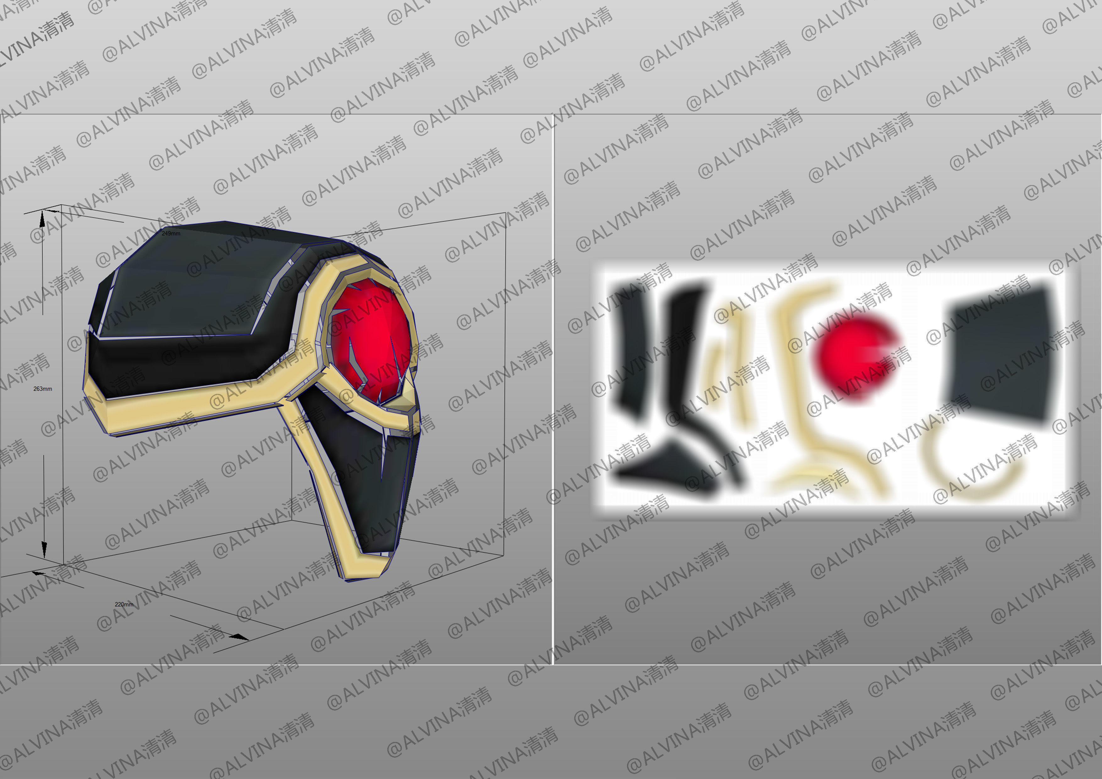 3D model Kamen rider Orga pepakura Full VR / AR / low-poly | CGTrader