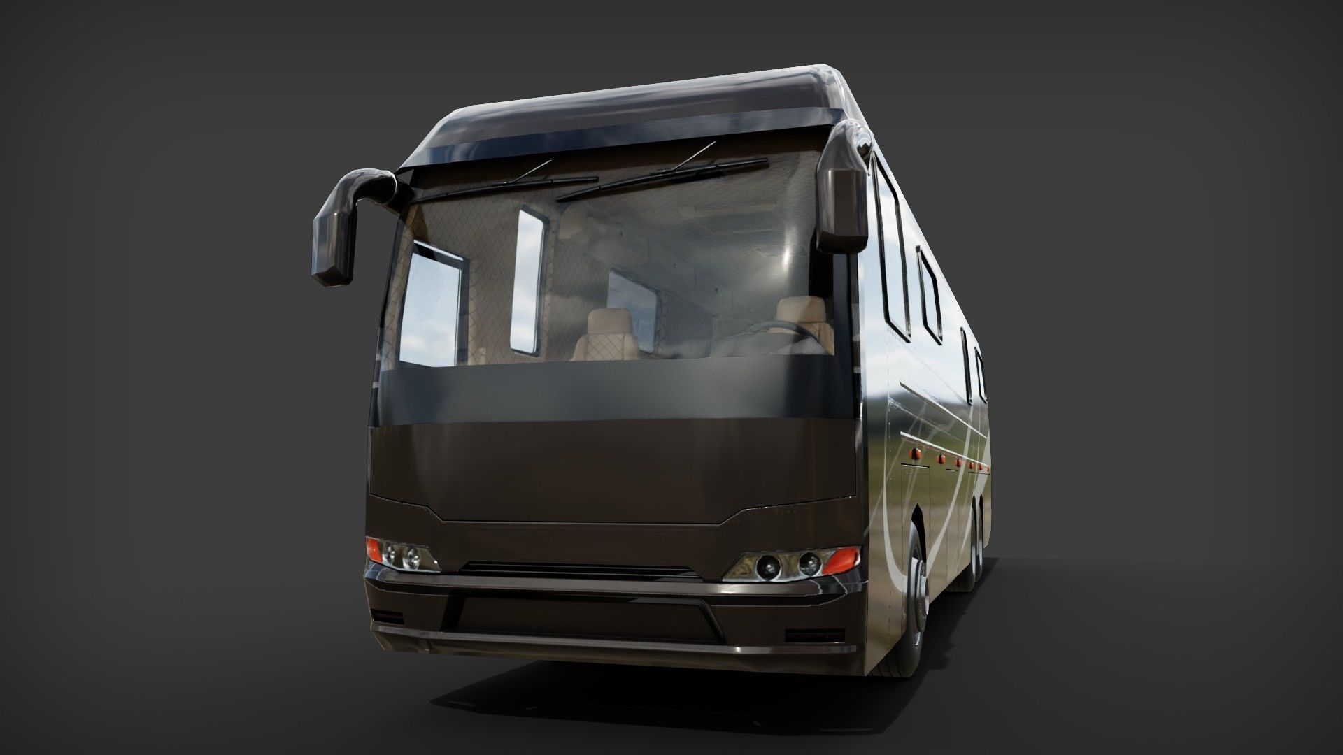 3D model Motorhome Bus RV bus with interior VR / AR / low-poly | CGTrader
