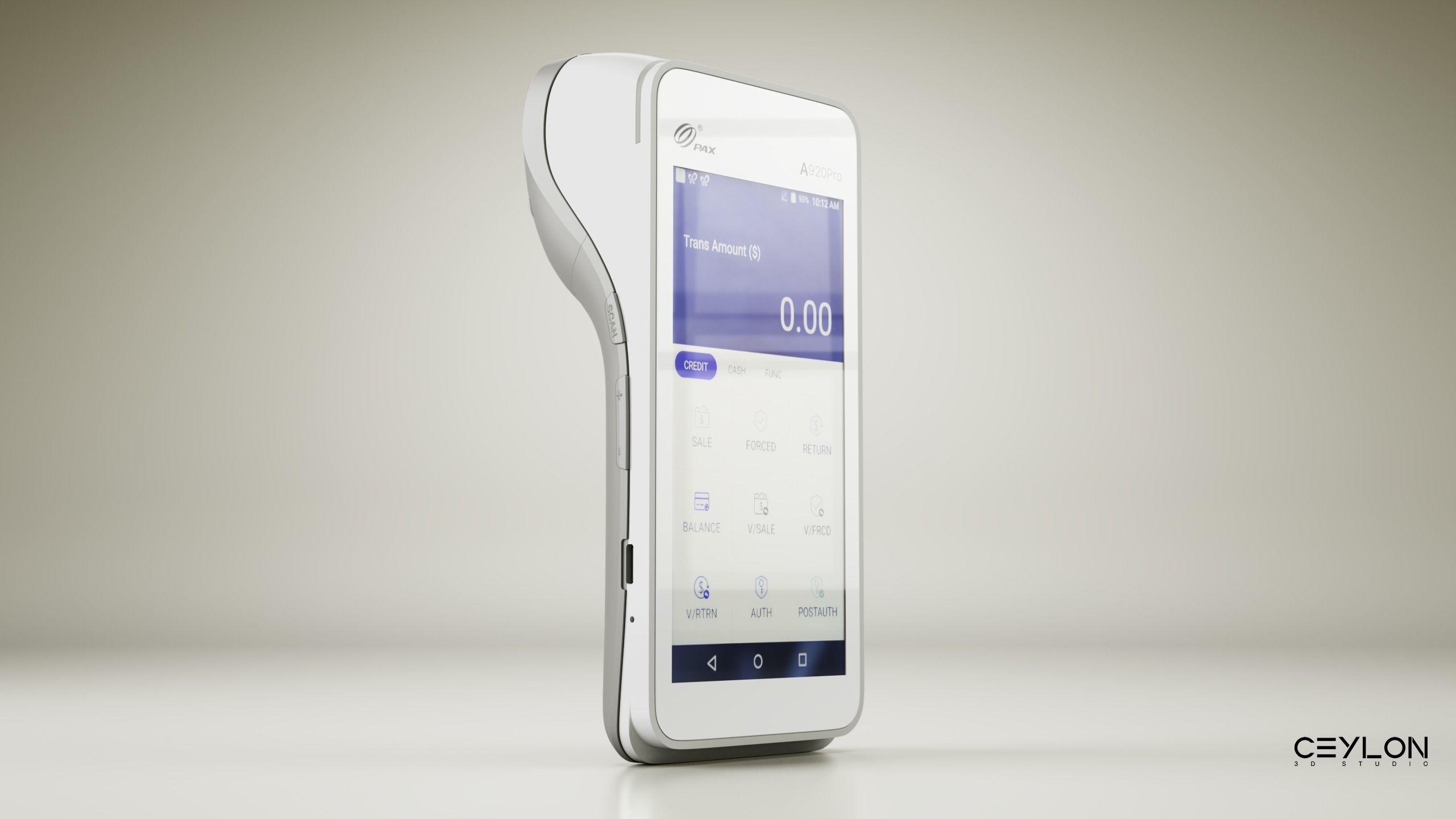 Pax A920Pro 3D model | CGTrader