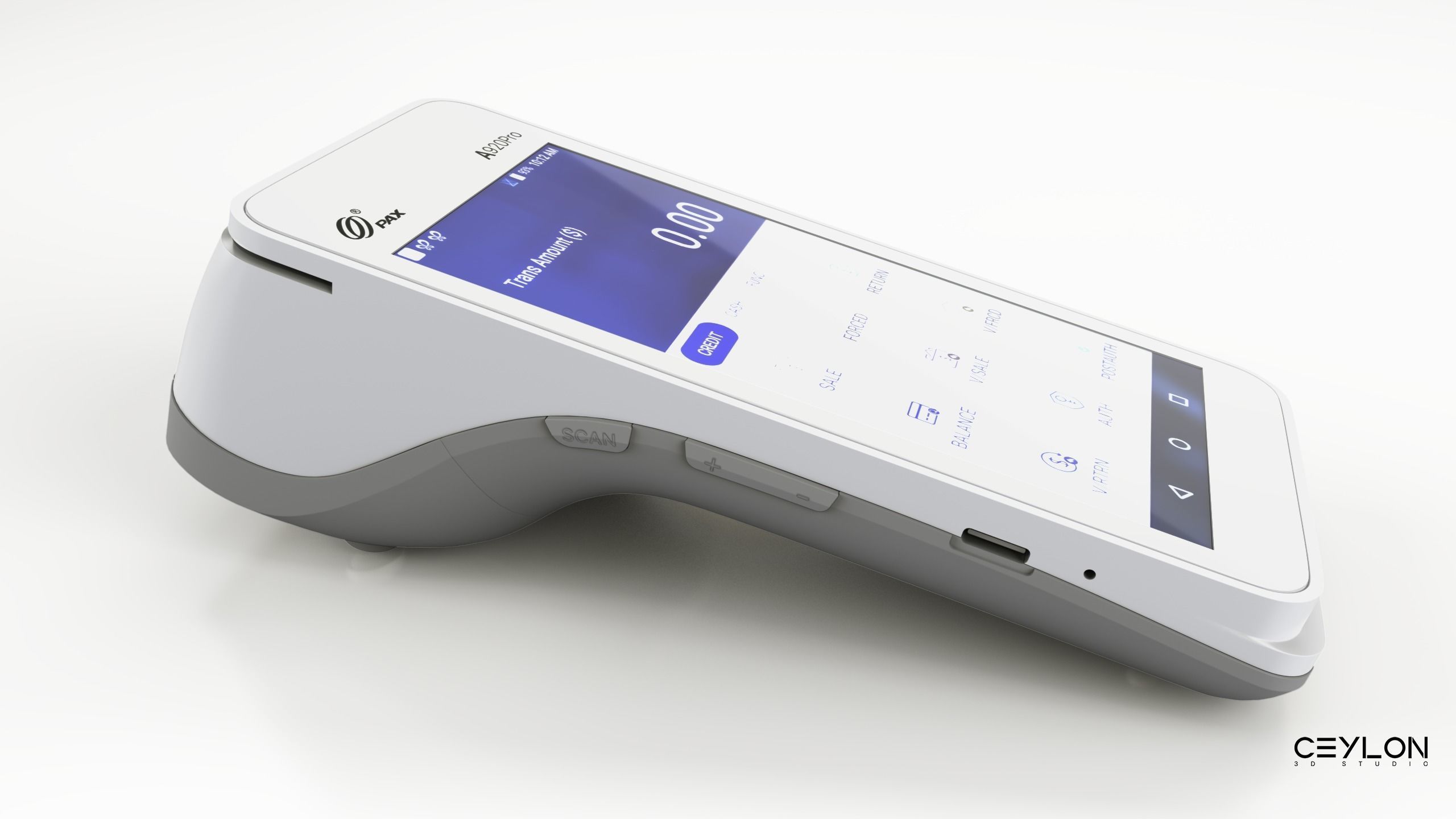 Pax A920Pro 3D model | CGTrader