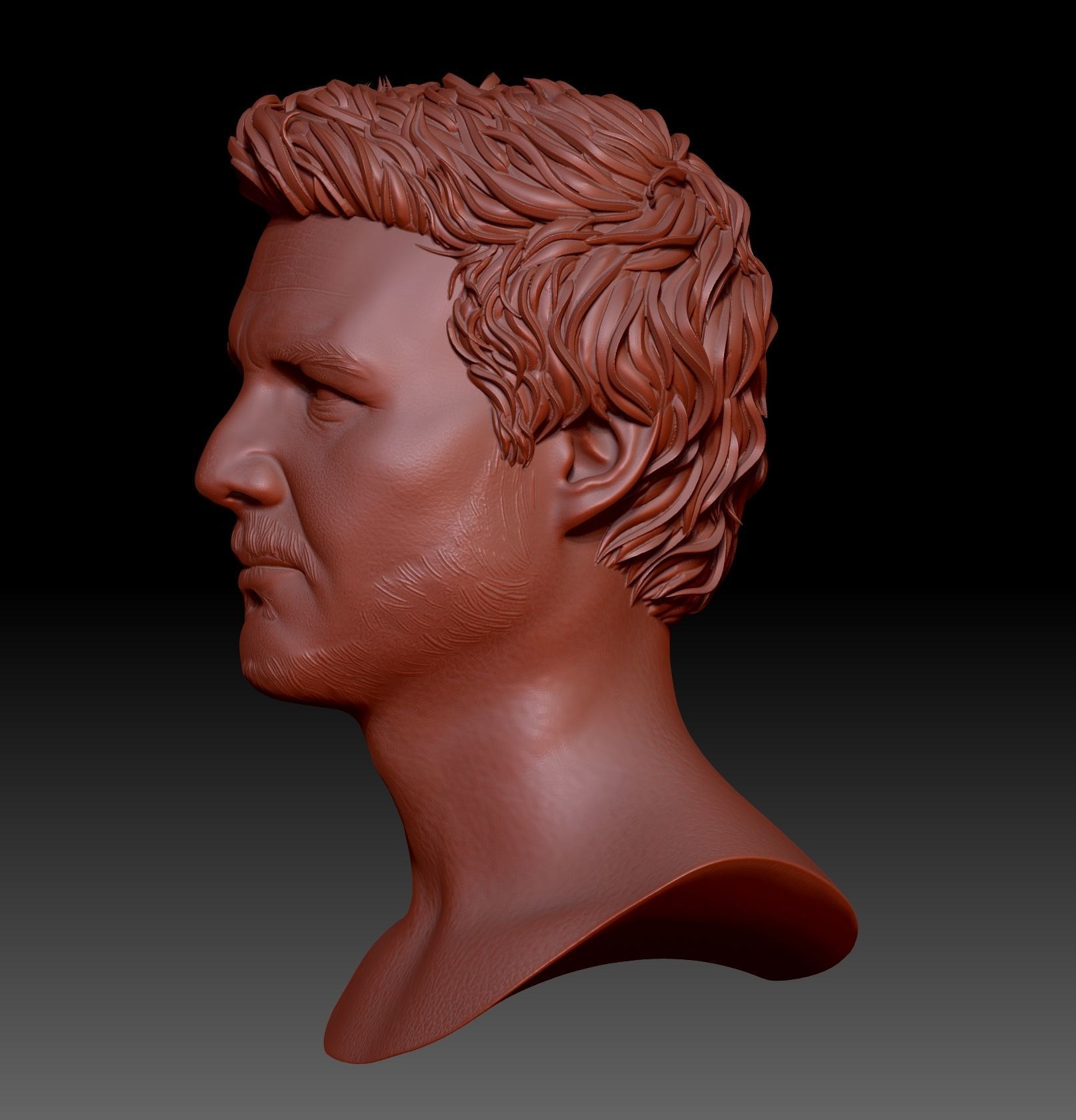 Pedro Pascal - Joel - The Last of Us 3D print model 3D model 3D ...
