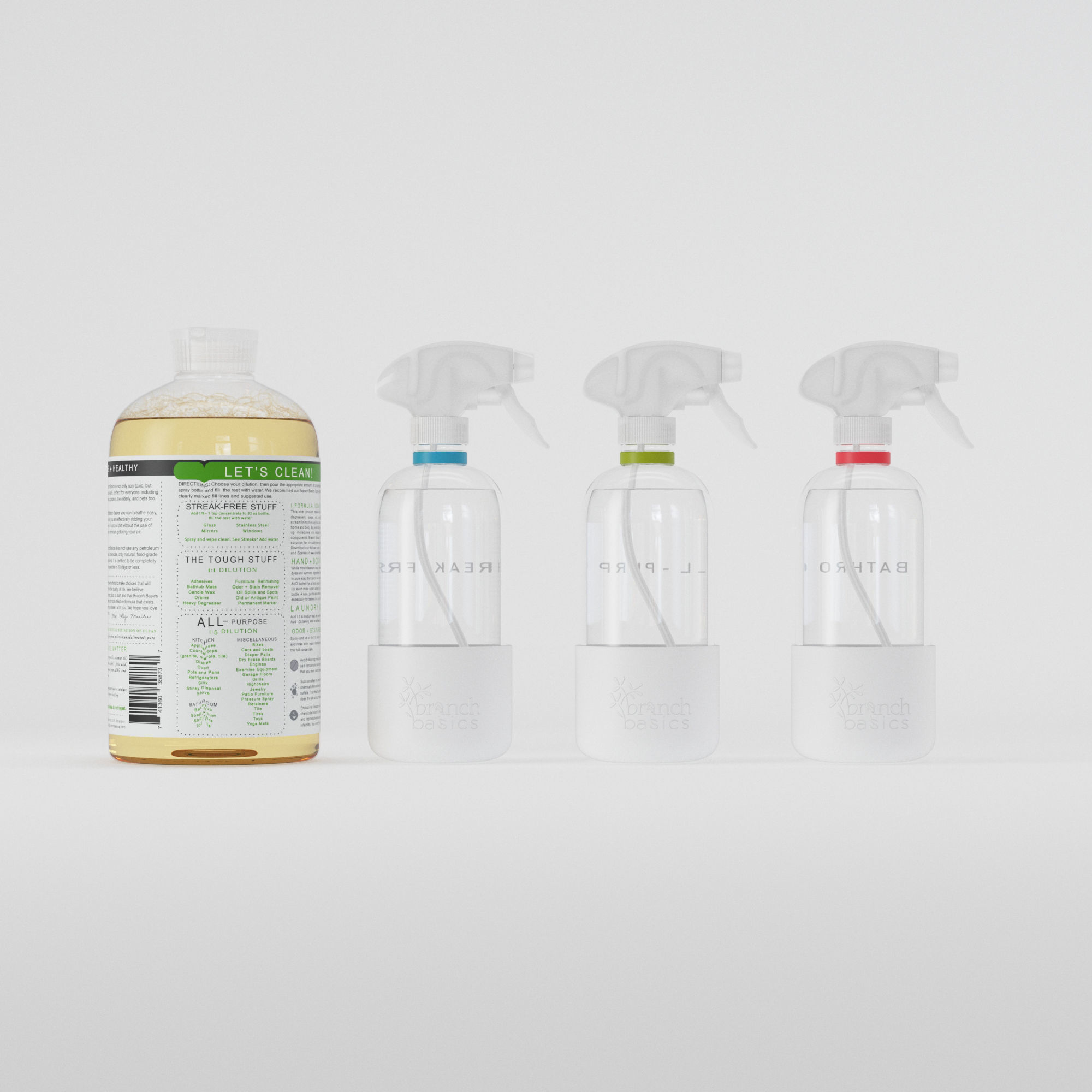 Multipurpose Cleaner Bottles 3D model | CGTrader
