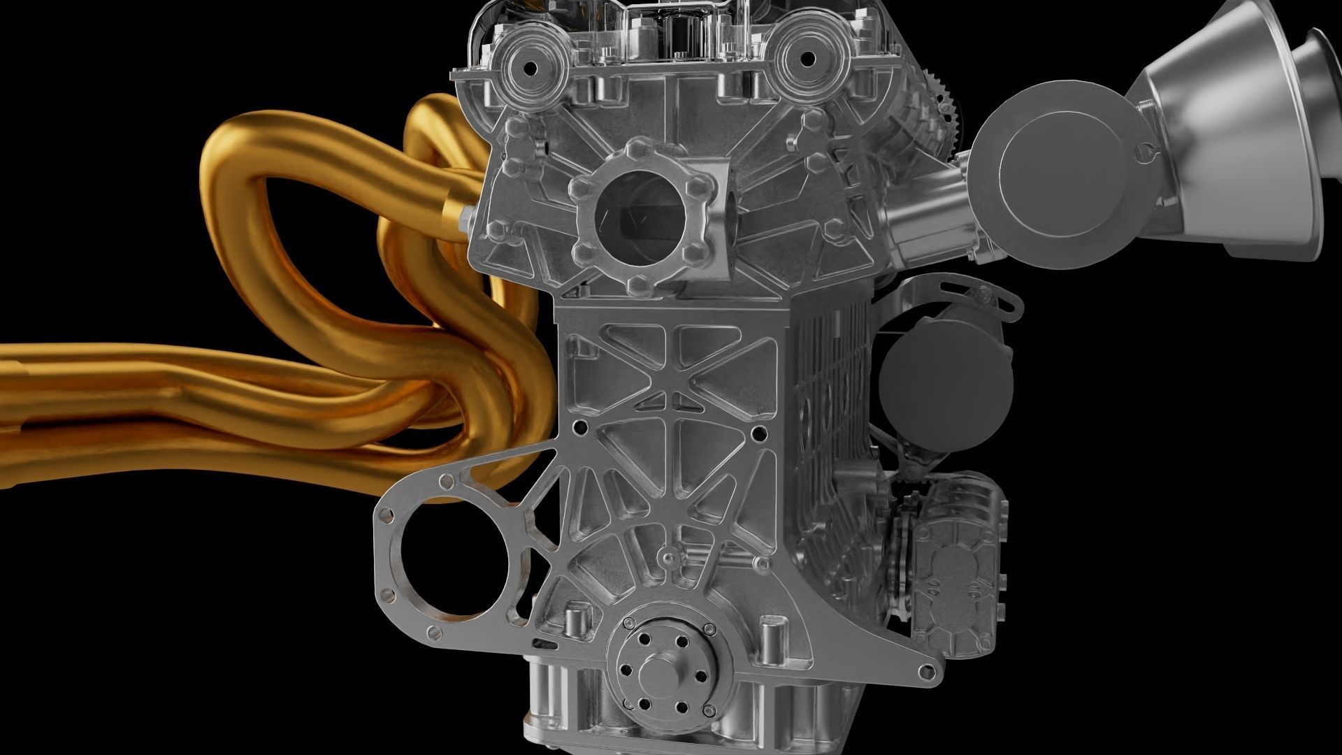 V4 car piston engine 3D model 3D printable | CGTrader
