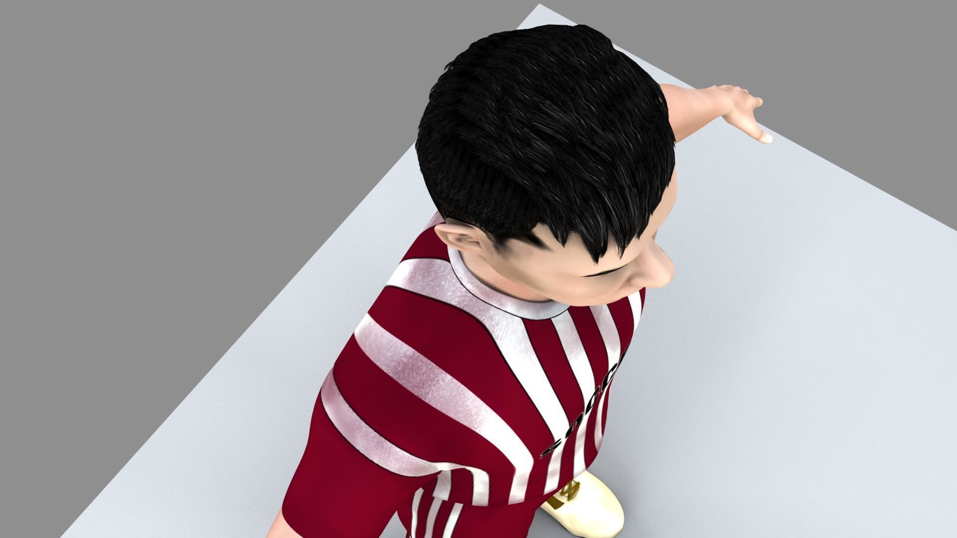 Soccer Player 3D model | CGTrader