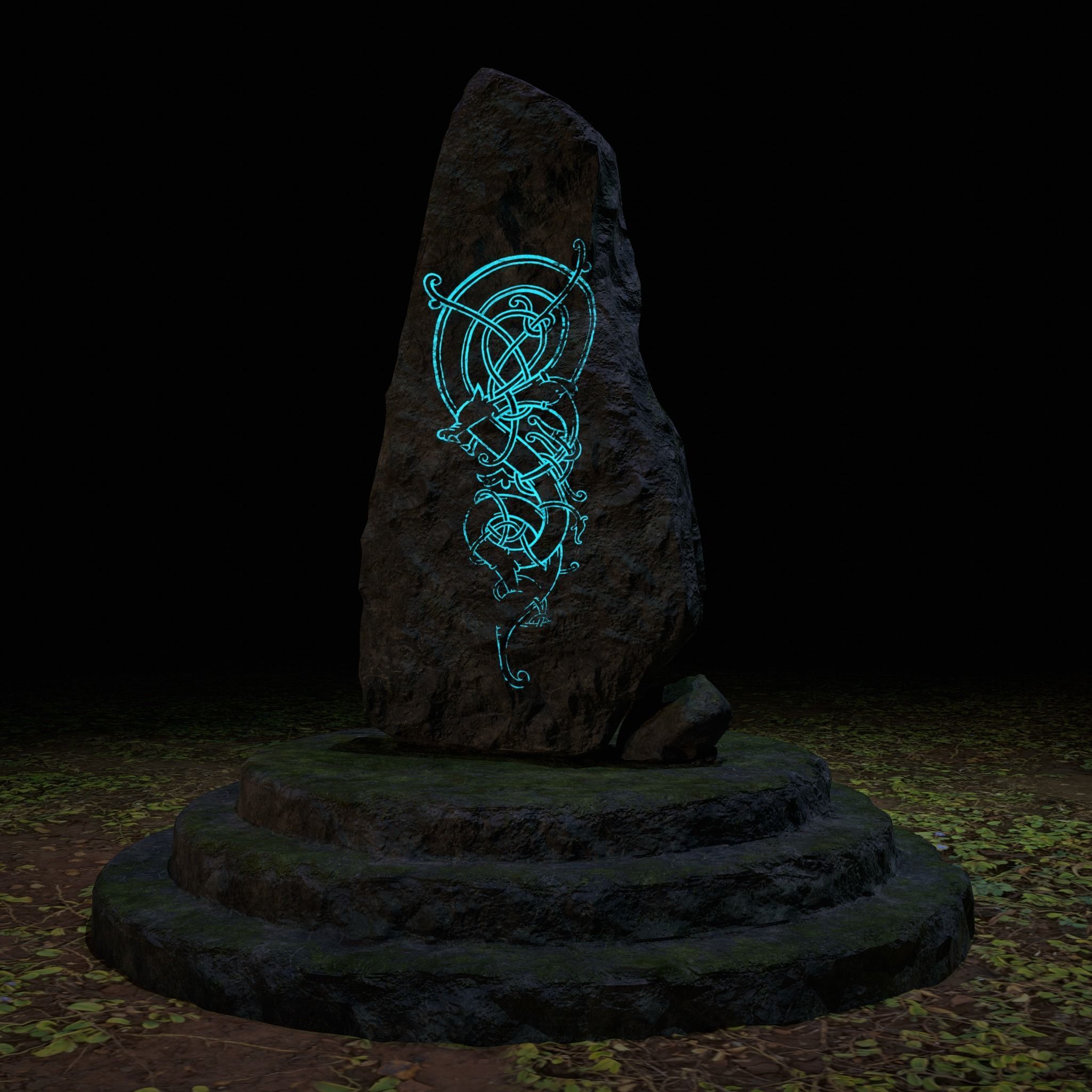 3D model Game-Ready Viking Runestone VR / AR / low-poly | CGTrader