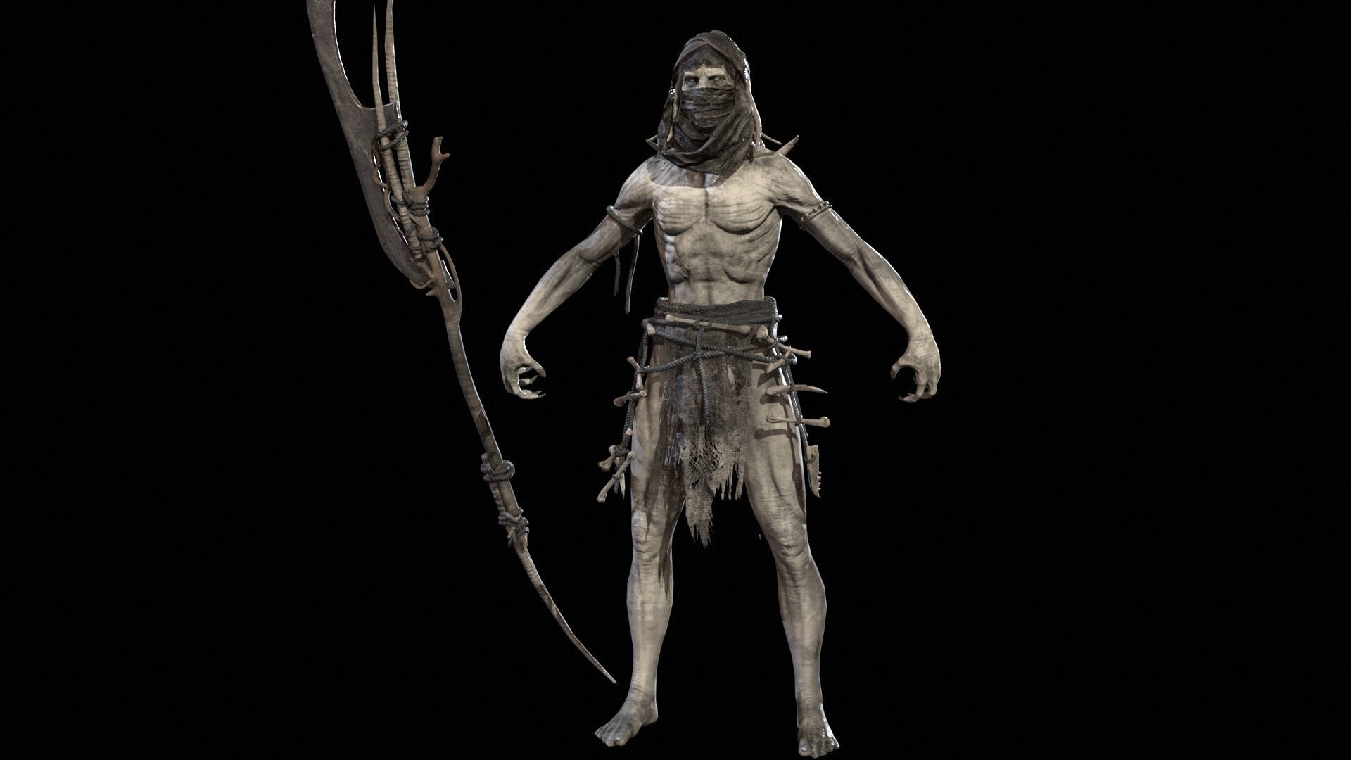 3D model Ghoul VR / AR / low-poly | CGTrader