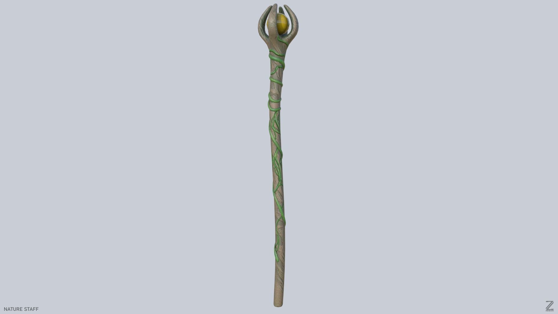 3D model Nature staff VR / AR / low-poly | CGTrader