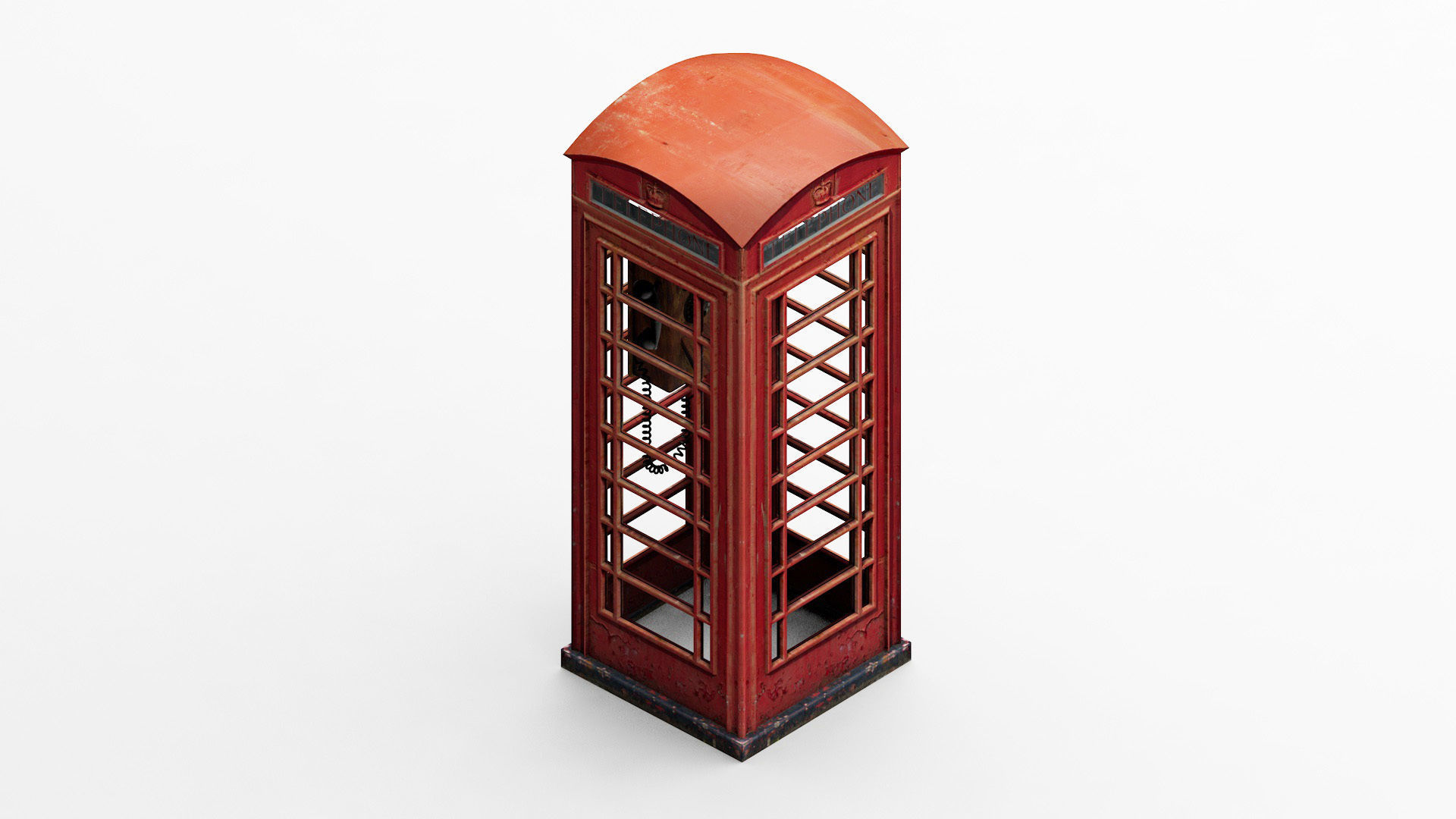 British Telephone Box 3D model | CGTrader