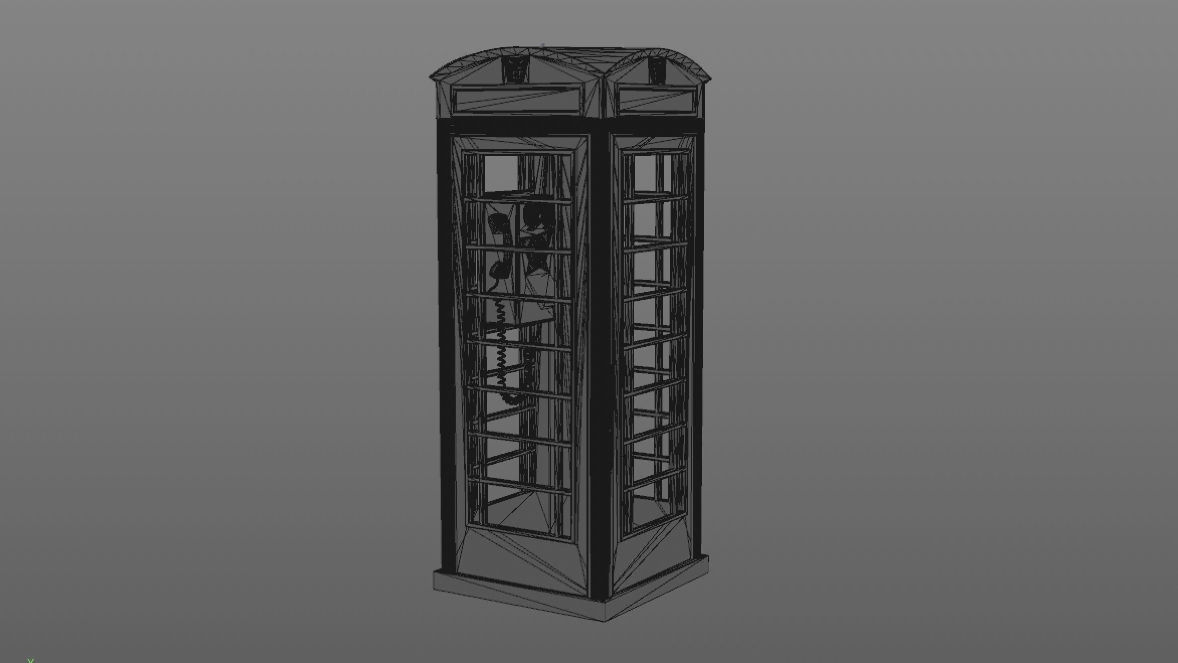 British Telephone Box 3D model | CGTrader