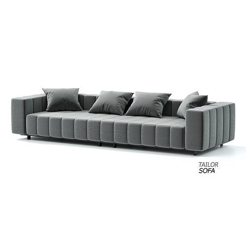 Freeman Tailor sofa 3D model | CGTrader