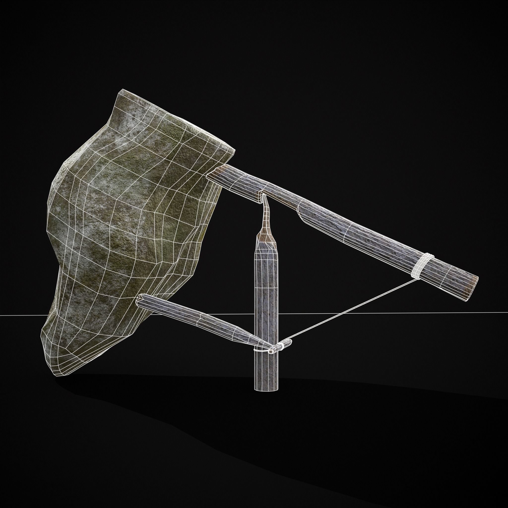3D model Dead Fall Trap VR / AR / low-poly | CGTrader