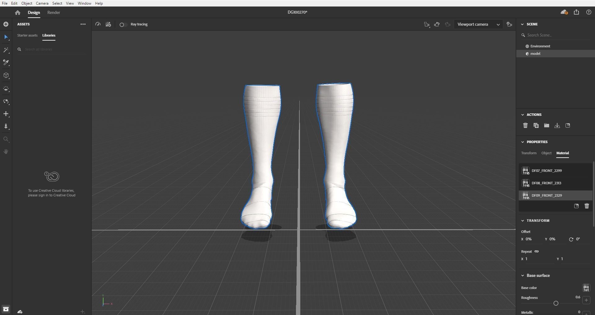 Casual Socks 3D model | CGTrader