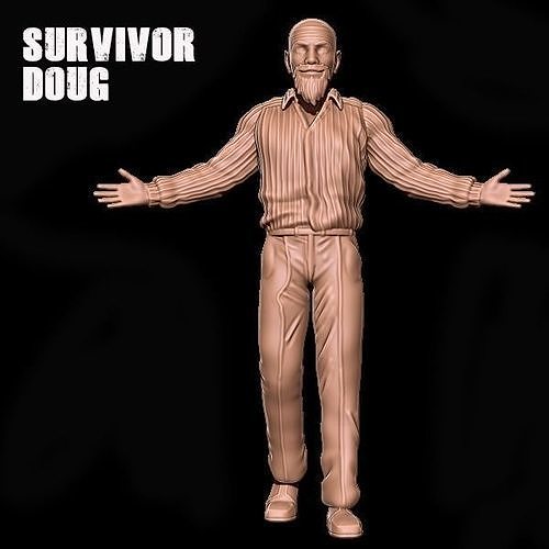 Survivor Doug 3D model 3D printable | CGTrader