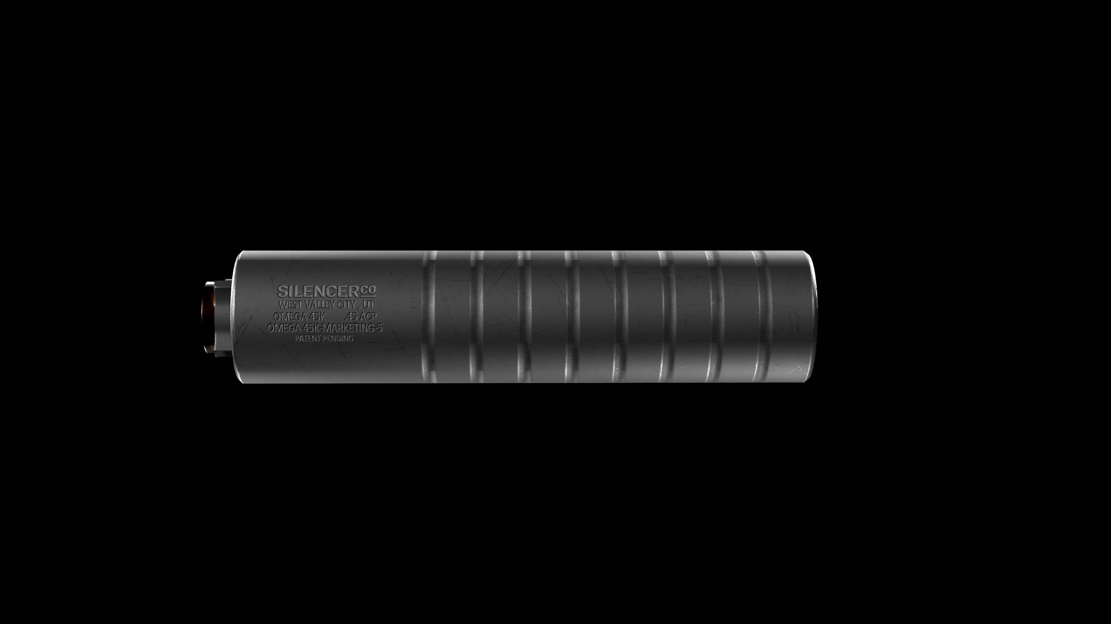 3D model Silencerco Omega 45 Silencer VR / AR / low-poly | CGTrader