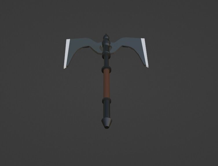 Medieval War Axe free VR / AR / low-poly 3D model | CGTrader