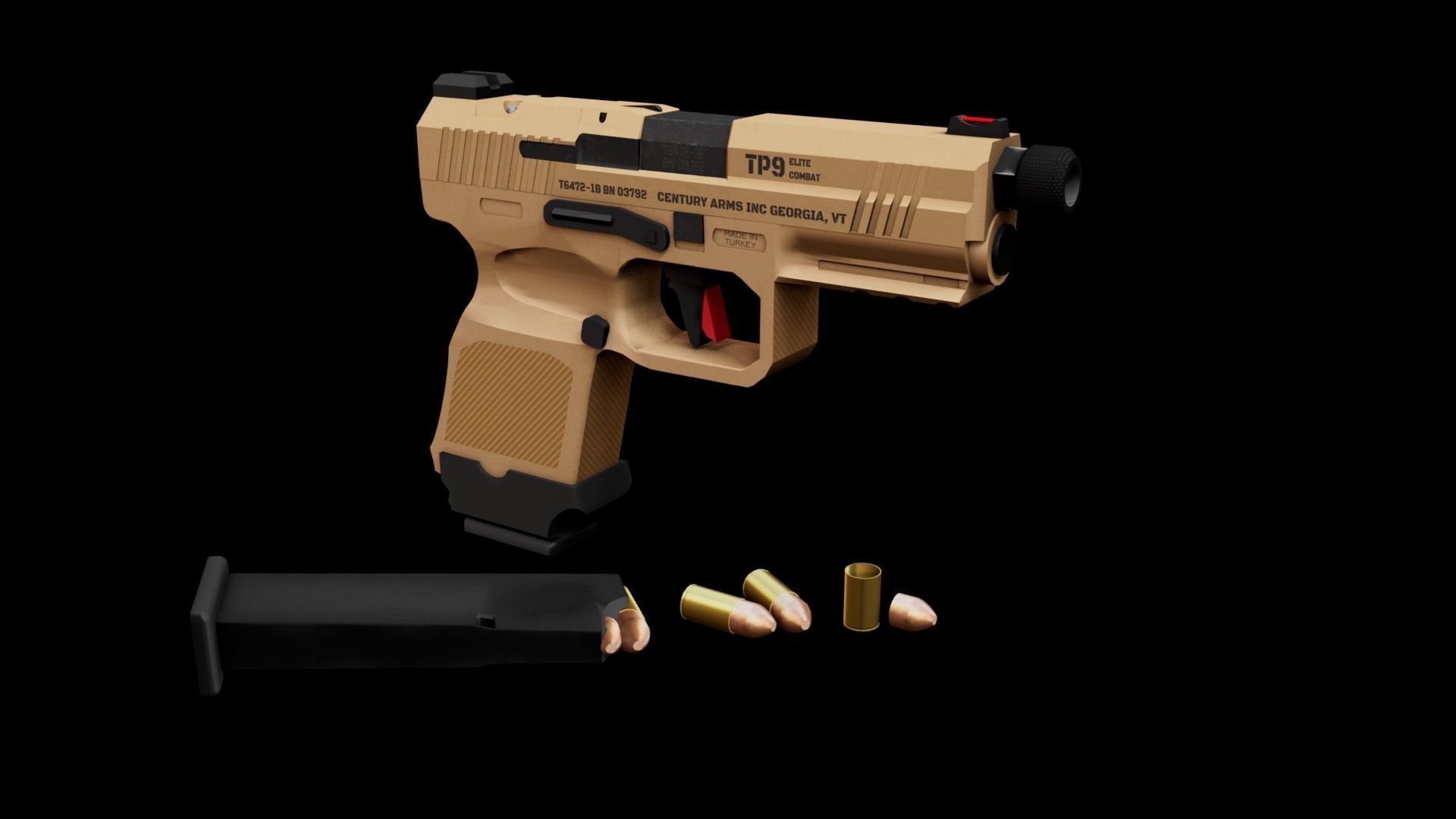3D model Canik TP9 VR / AR / low-poly | CGTrader
