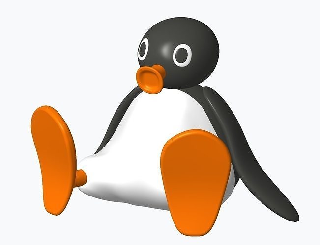 Pingu Toy 3D model 3D printable | CGTrader