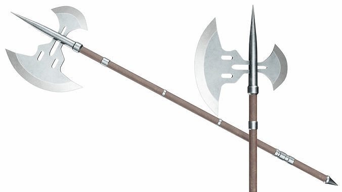 Halberd 04 3D model | CGTrader