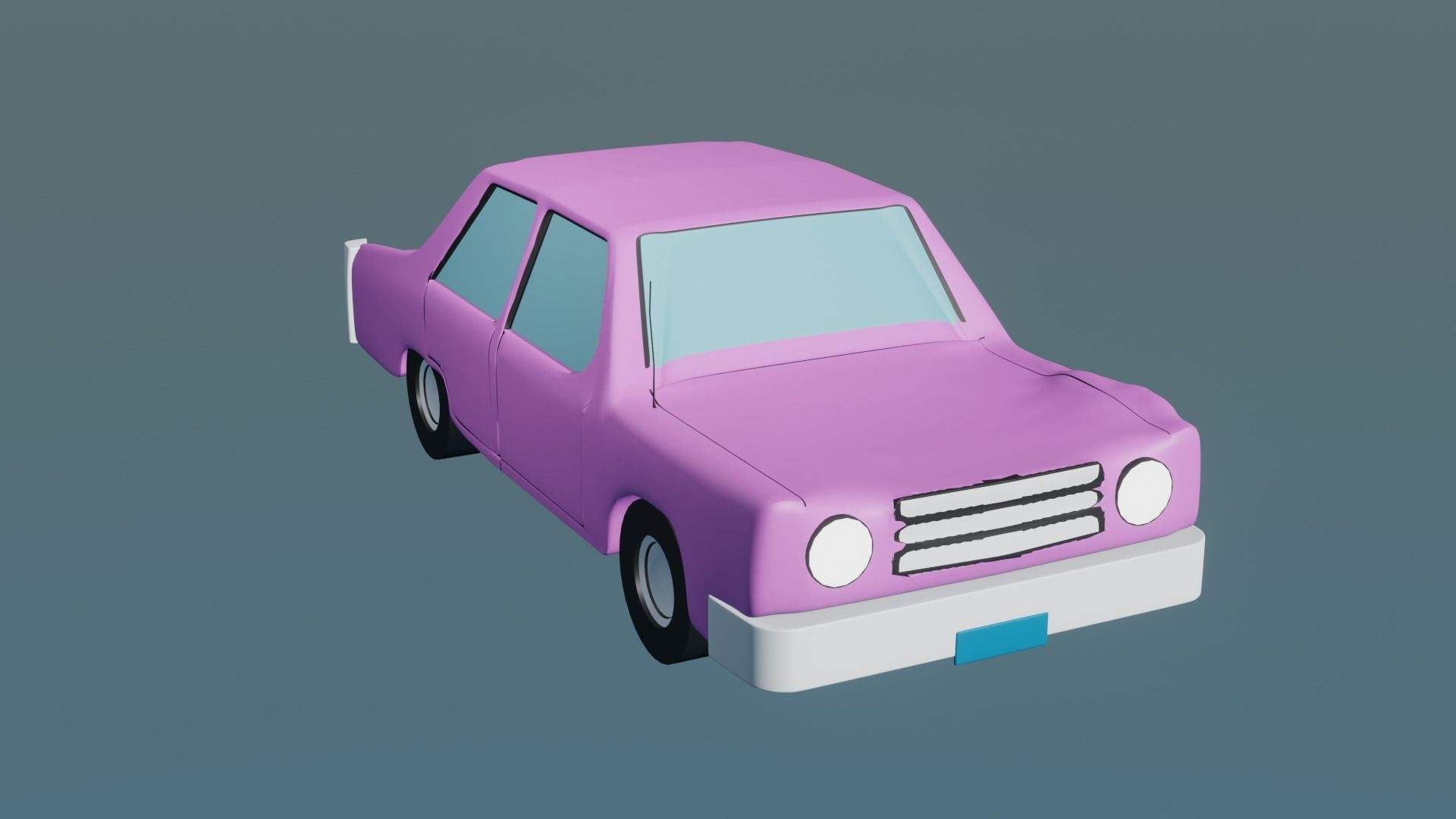 The Simpsons Family Car 3D model | CGTrader