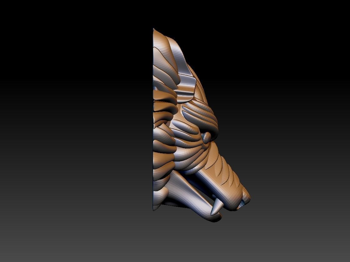 wolf head 3D model 3D printable | CGTrader