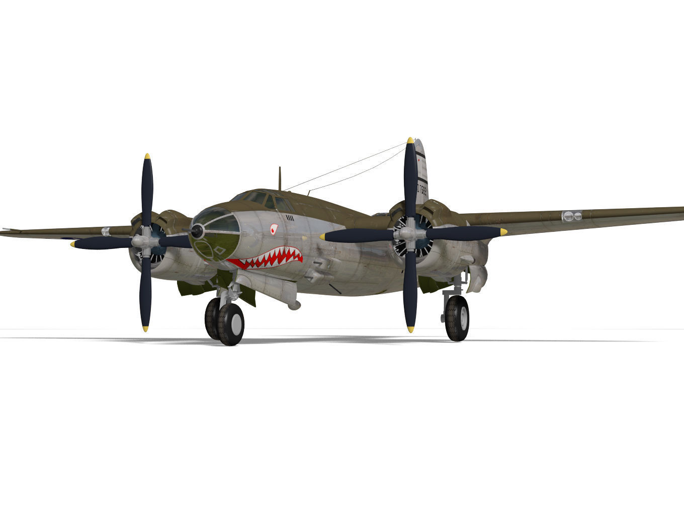 Martin B-26 Marauder 3D model | CGTrader